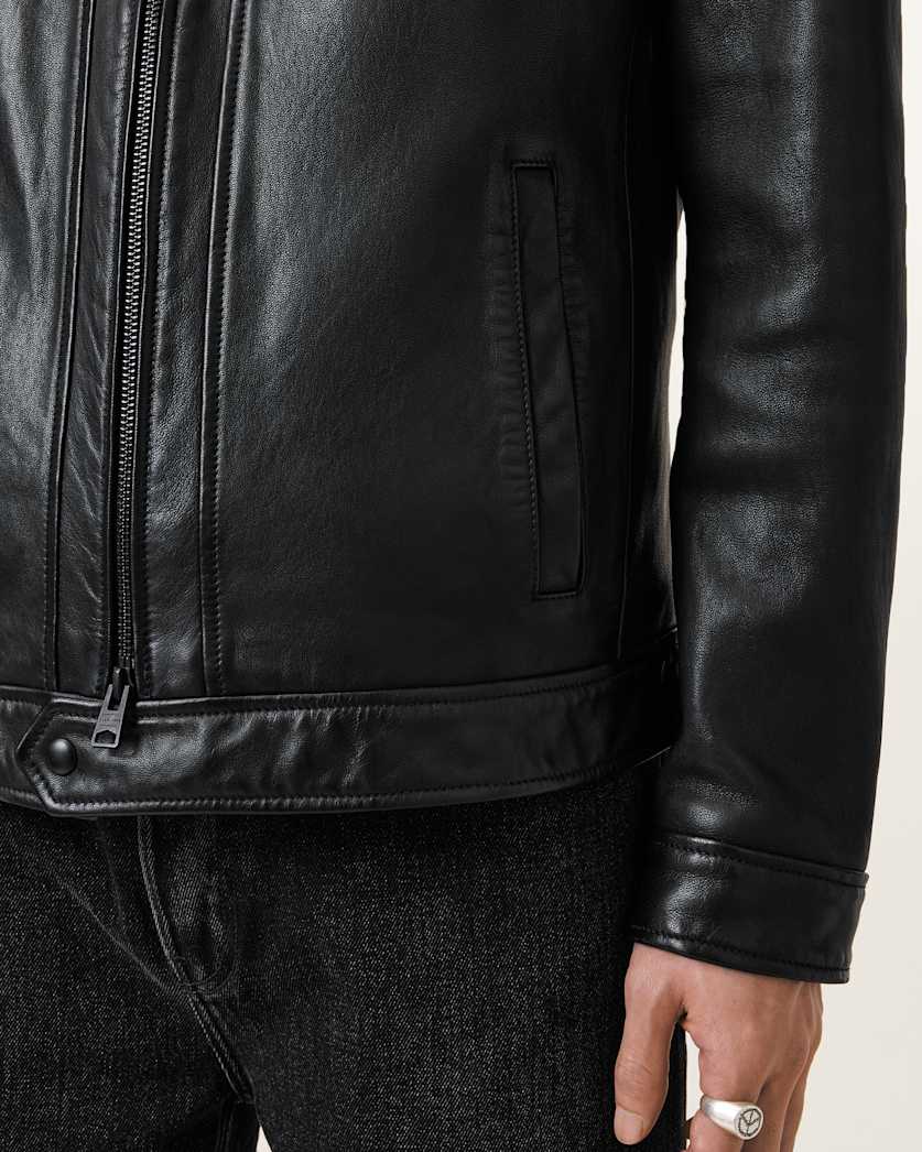 Luck Leather Jacket Black | ALLSAINTS US